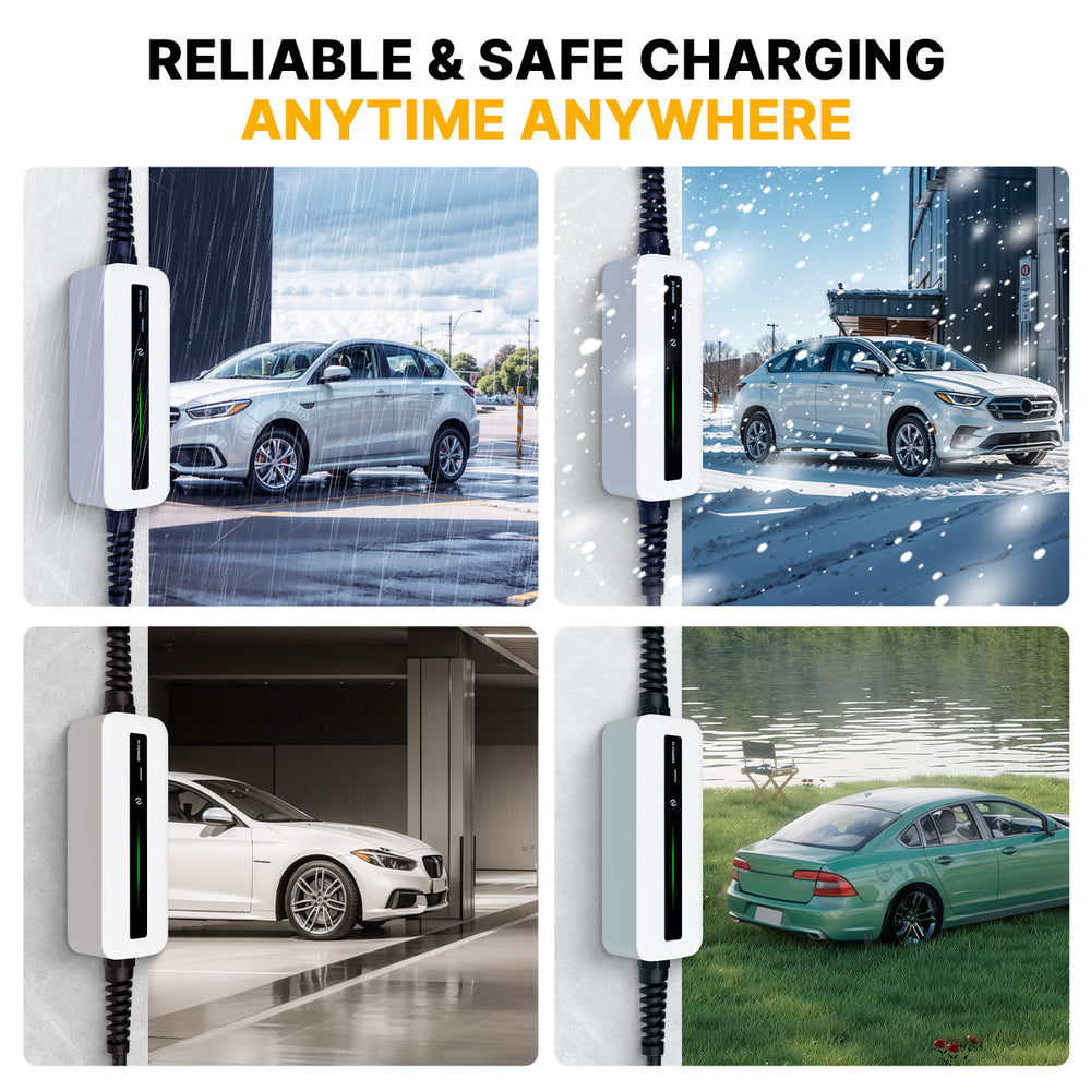 MOREC Type 1 Max 3.6KW Portable EV Charger with Schuko Plug - PCD018T1 ...