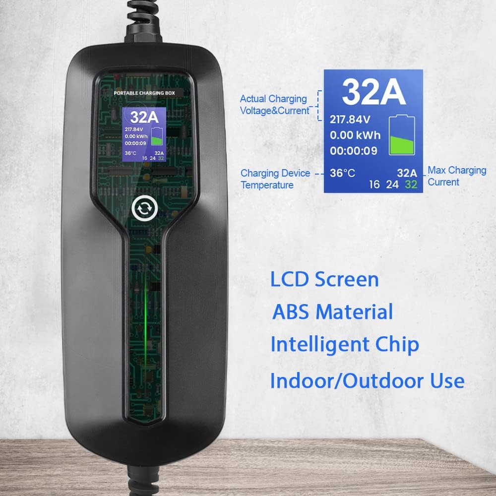 Portable EV Charger 7.2KW Fast Charging Station - MOREC