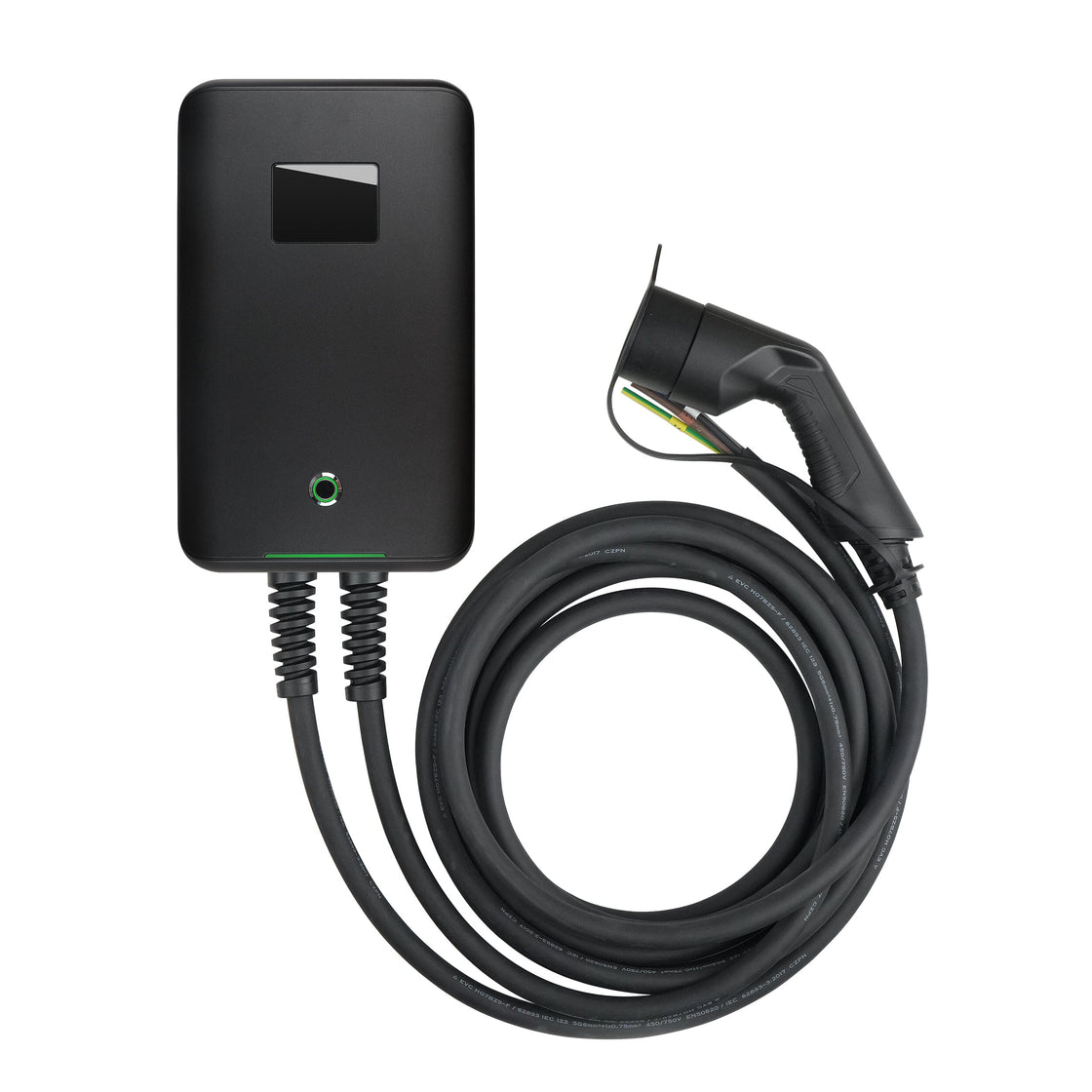 APP EV AC-Ladestation Bluetooth Lade-Wallbox mit Typ-2-Kabel, Chargeur ev Type 2 32A 7/11/22 KW ...